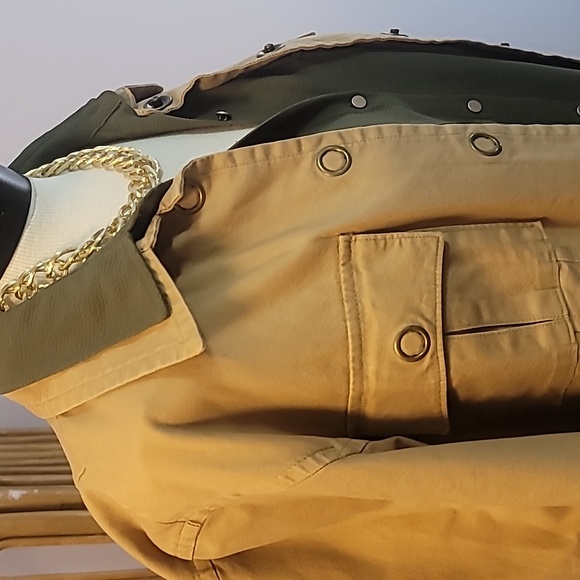 a.n.a | Jackets & Coats | Ana Structured Tan Canvas Utility Jacket Xl ...